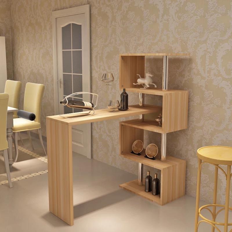 Simple household living room wall bar counter rotating bar counter ...