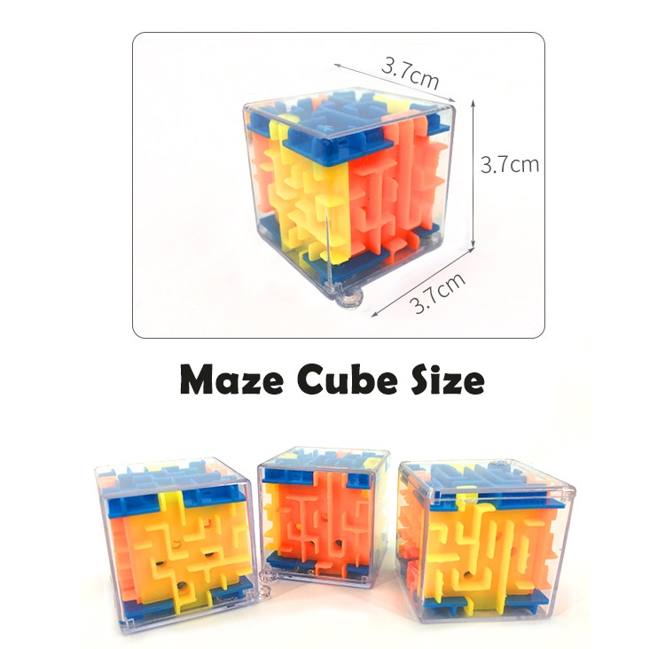 Goodie Bag 3D Maze Cube Game, Educational Toys for kids, Party Gift ...