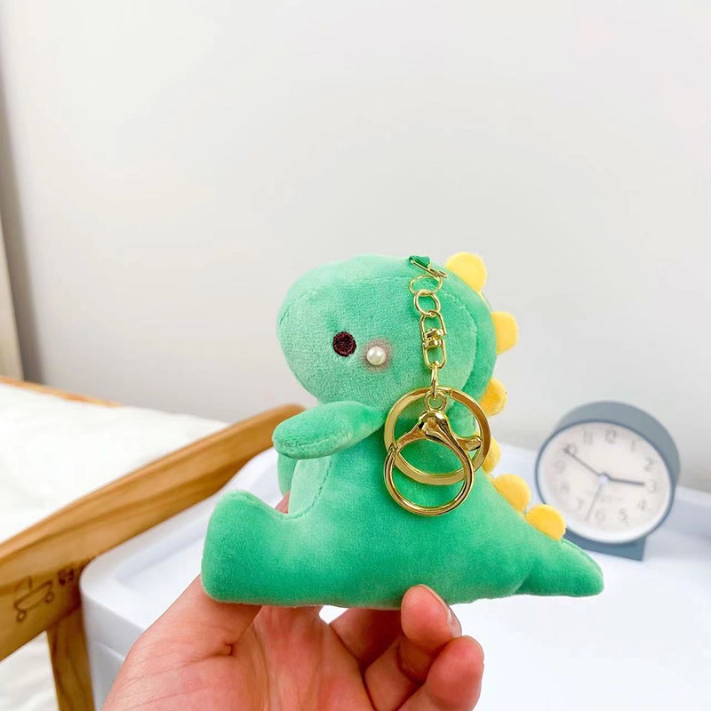 TURTLE Blushing Dinosaur Plush Keychain Soft Toy Pendant Keychain Bag ...