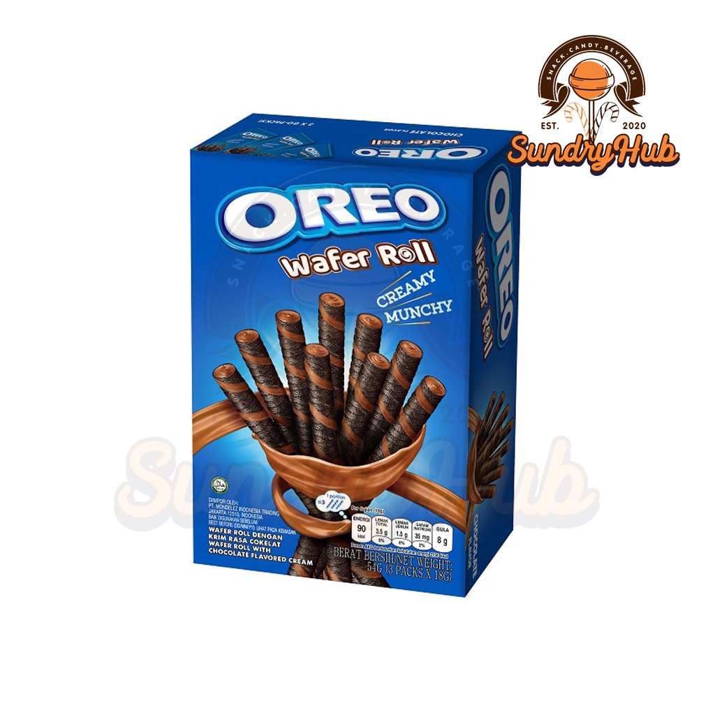 Oreo Wafer Roll Chocolate 54g | Shopee Singapore