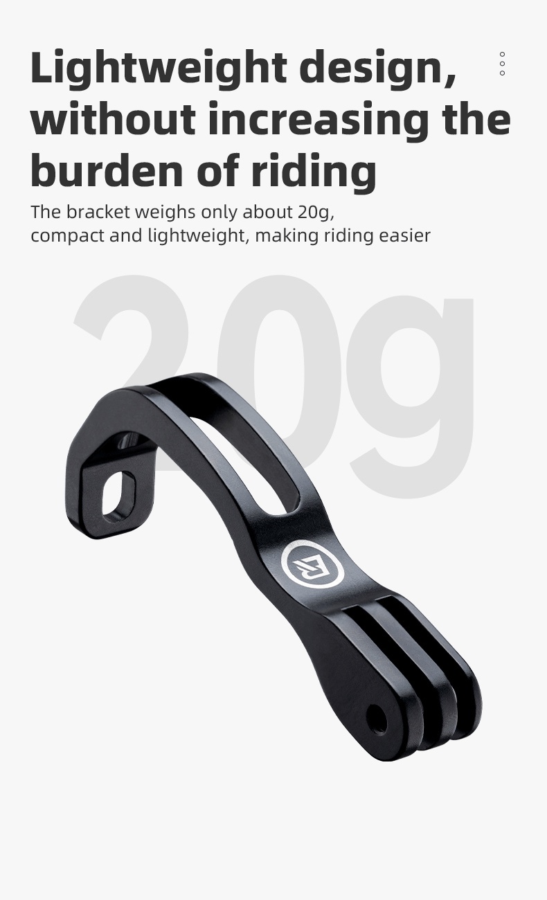 【3-day Delivery】ROCKBROS Bike Front Fork Light Stand For GoPro Camera ...