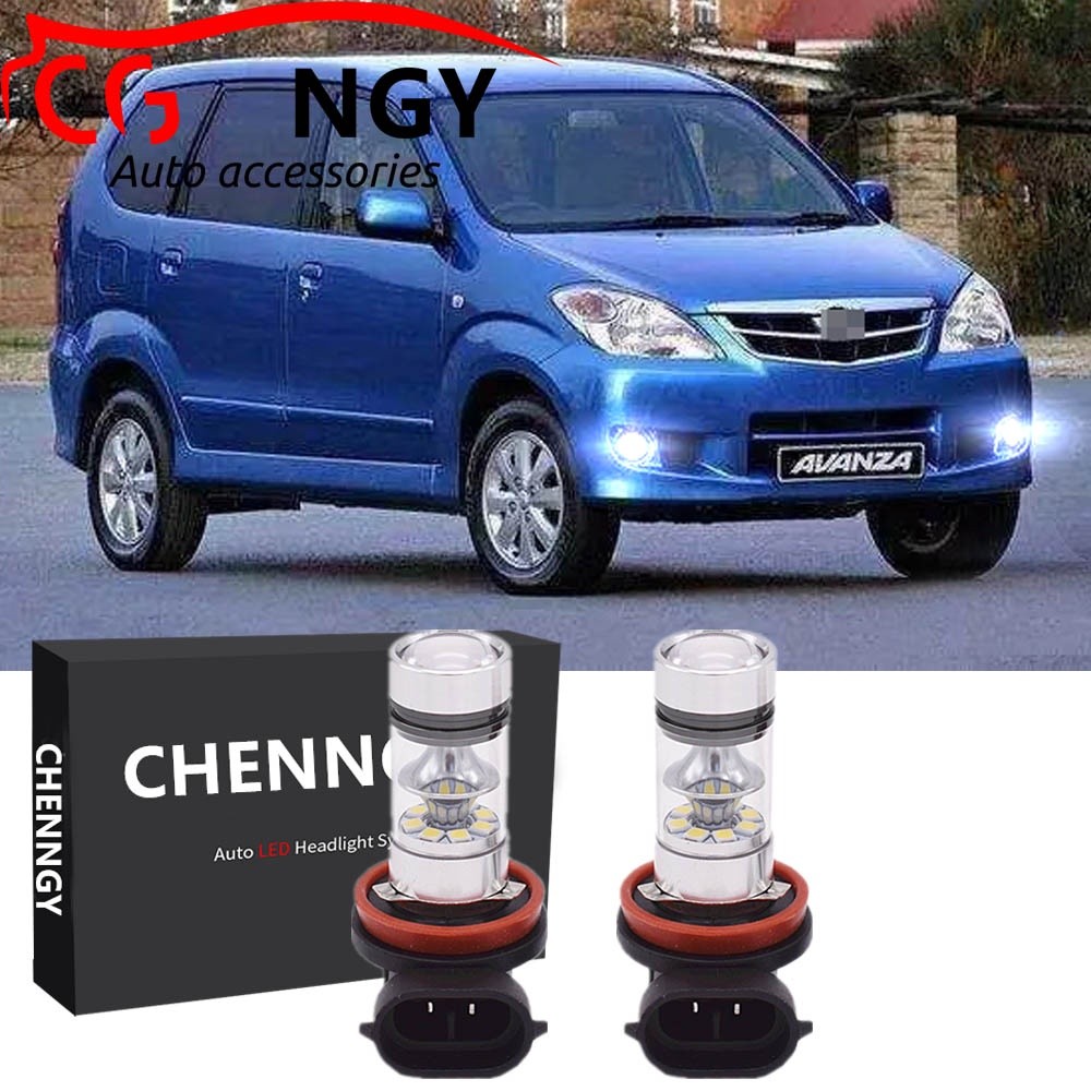 For Toyota AVANZA Year 2007-2011 - 6000K WHITE 9-32V Projector LED ...