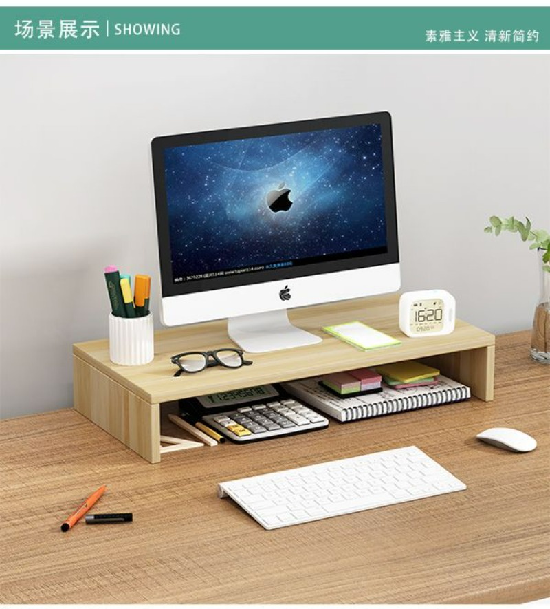 Desktop Elevated Rack Computer Widened Elevated Rack Laptop Dormitory ...