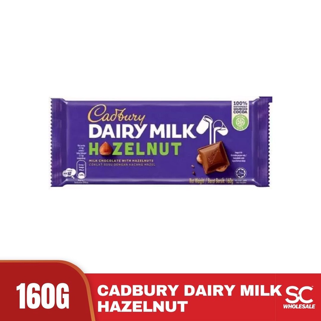 Cadbury Dairy Milk Chocolate Hazelnut 160g | Shopee Singapore
