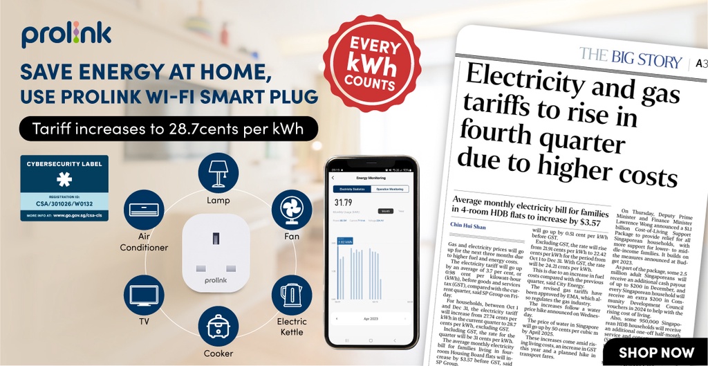 [Upgraded Features] Prolink mini WiFi Smart Plug Socket with Energy ...