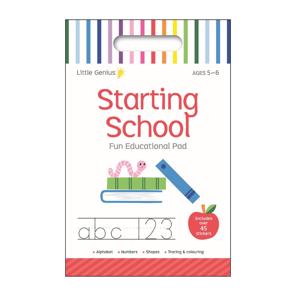 Little Genius Starting School Educational Book Pad To Learn Alphabets ...