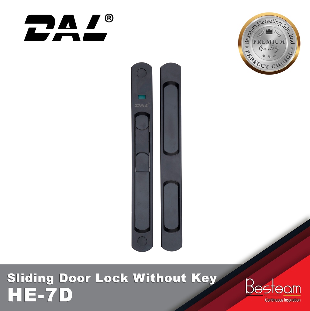 DAL HE-7D Sliding Door Lock Without Key | Shopee Singapore