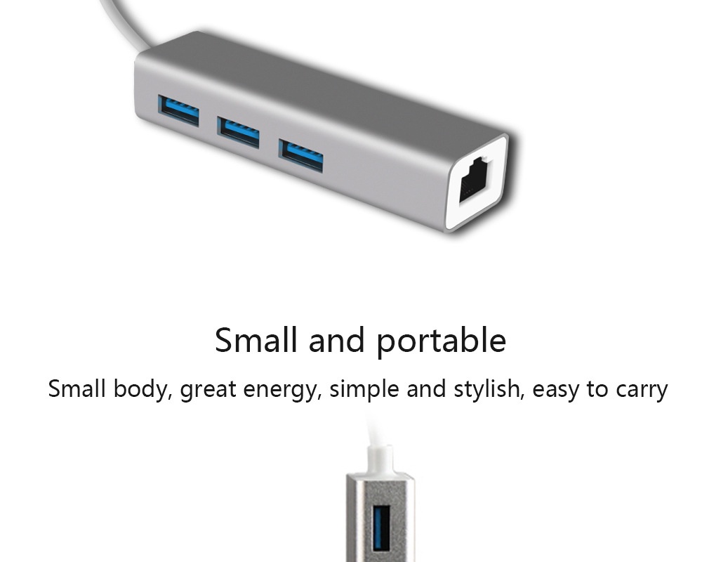 1000Mbps type c Network Card 100Mbps USB Network Card USB To RJ45 ...