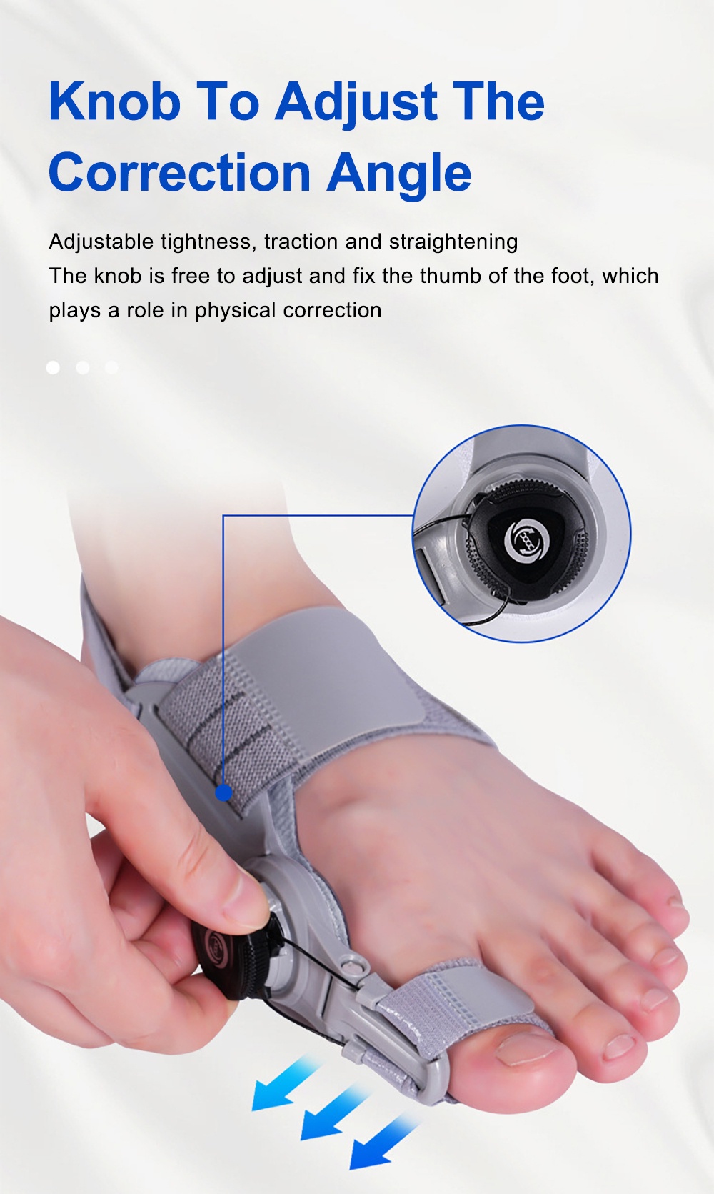 NEENCA Adjustable Bunions Toe Corrector Hallux Valgus Corrector Toe ...