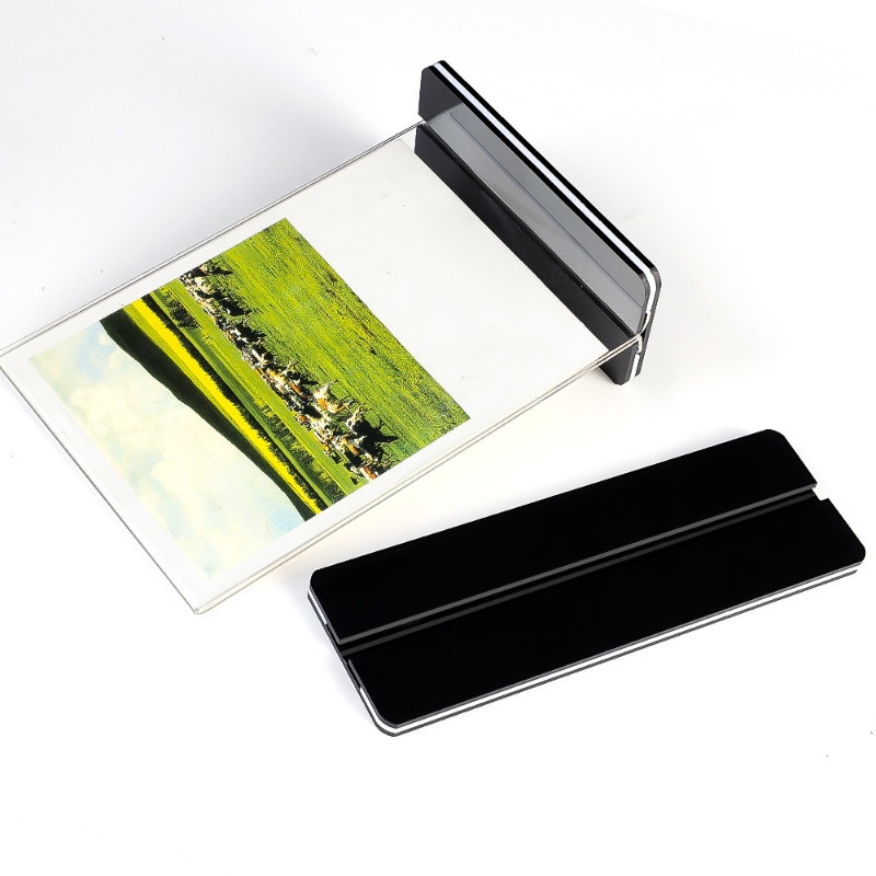 A4/A5/A6 Acrylic Pull-Out Card Display Board/ Transparent Desktop Card ...