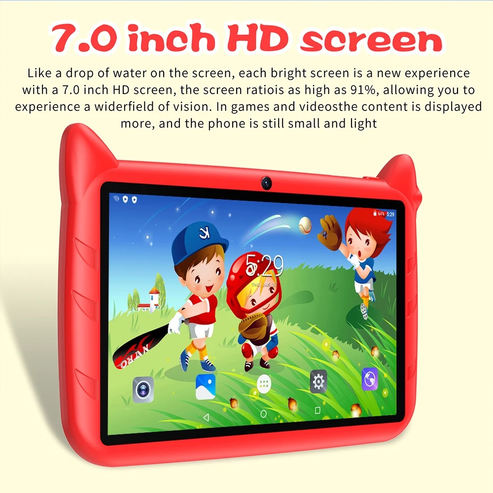 New Kids Tablet 5G WiFi 7 Inch Tablet Pc Children's Gift Kids Learning ...