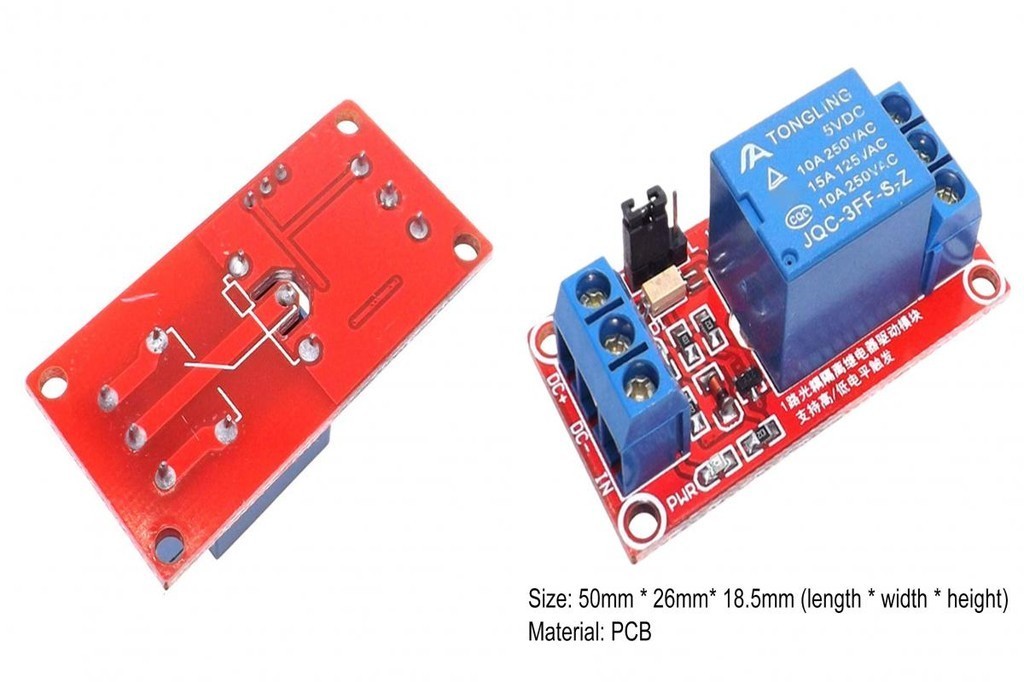 {doverywell} 5V/12V/24V 1 Channel Relay Module SMD Optocoupler ...