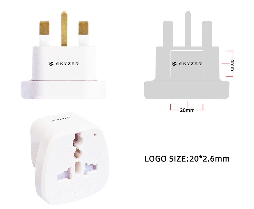 Skyzer Travel Adapter Plug | Shopee Singapore