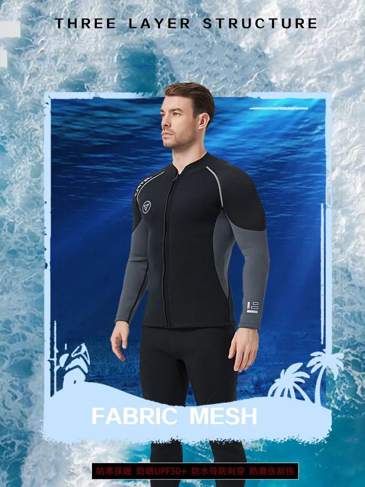 [Toronto3] Men's Long Sleeve Diving Suit Scuba Jump Surfing Snorkeling ...