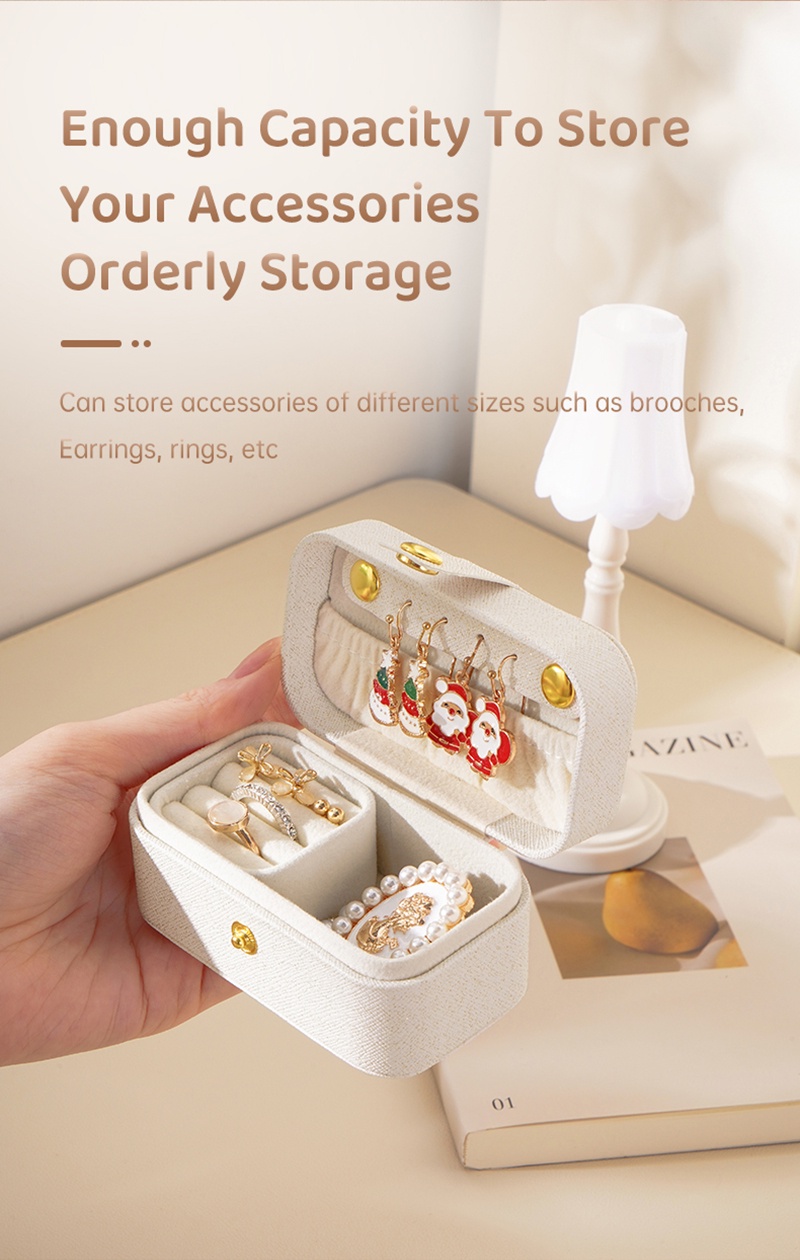 Jewelry Box Travel Jewellery box Storage box Organizer Storage Case ...