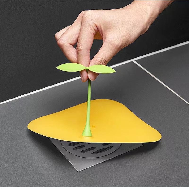Silicone Anti-Clogging Floor Drain Cover / Bathroom Sewer Anti-odor ...