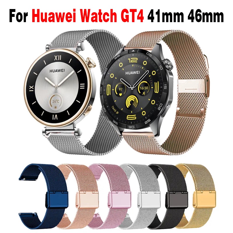 Metal Stainless Steel strap for Huawei Watch GT 4 41mm 46mm Metal Strap ...