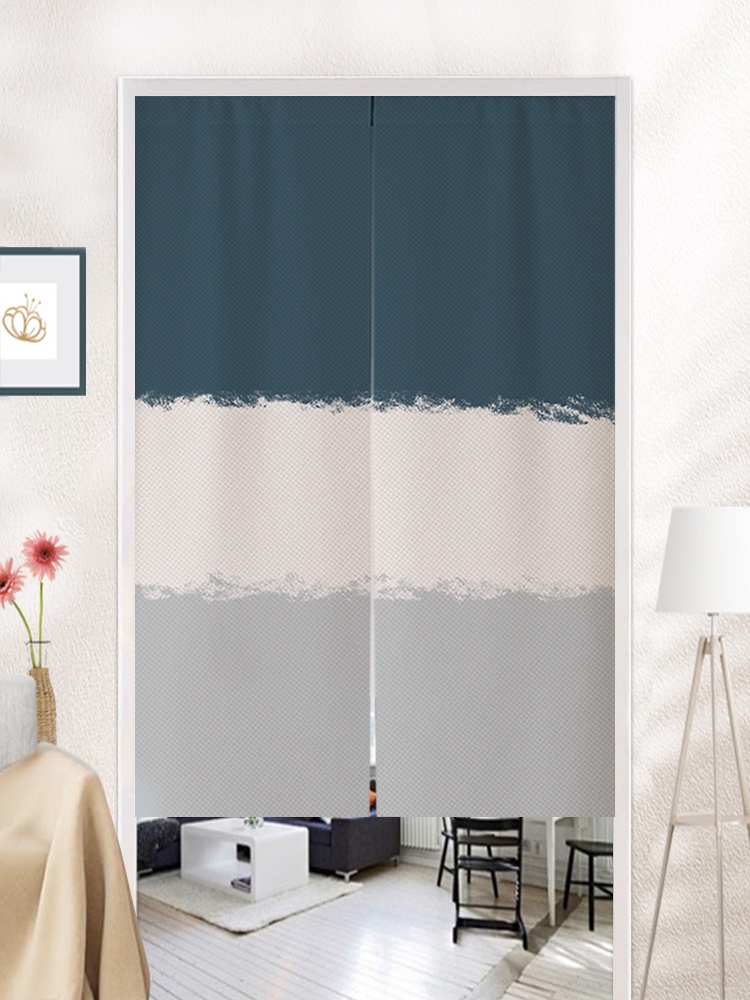 Nordic minimalist door curtains, partition curtains, fabric art ...