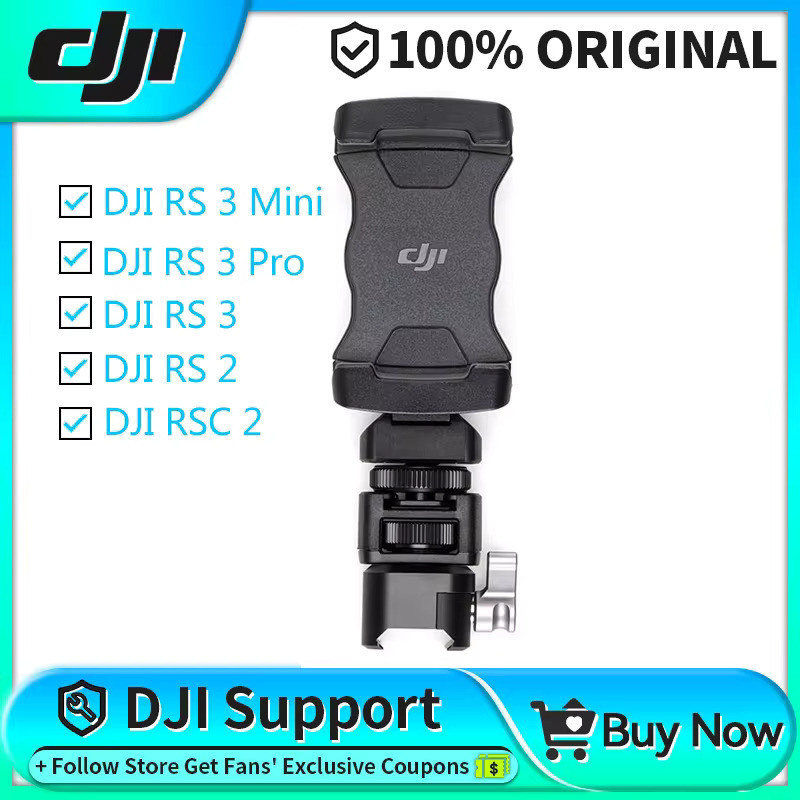 DJI R Phone Holder Secures the Smartphone for Monitoring ActiveTrack 3. ...