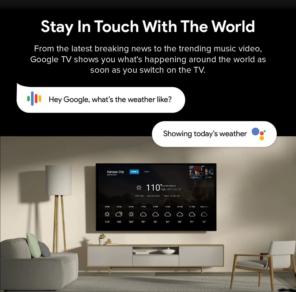 TCL P735 | P737 4K HDR Google TV 65/75/85 inch | Smart TV | Bezel-less ...