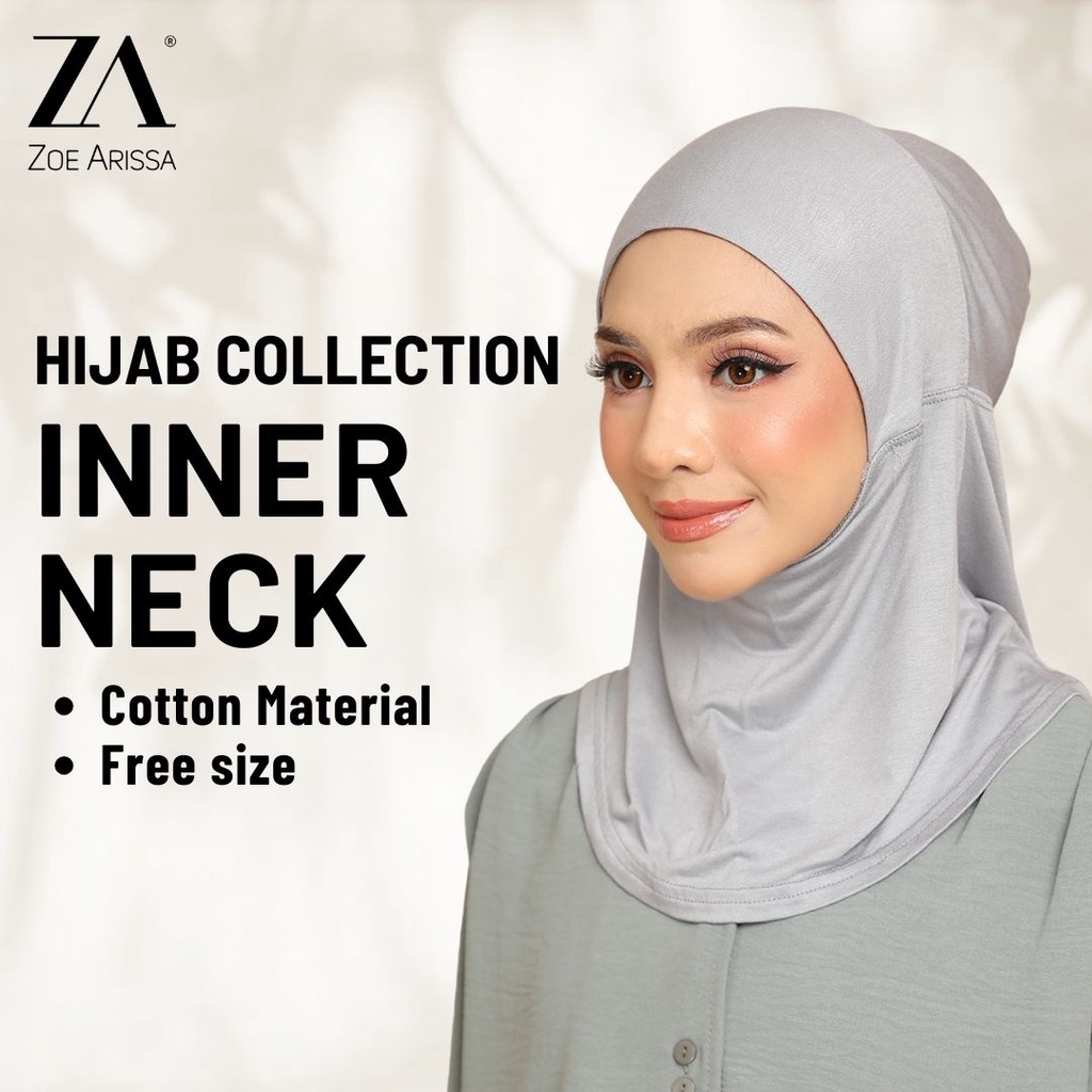 ZOE ARISSA TUDUNG INNER HIJAB RAYA HAJI 2024 Bawal Inner Hijab Cotton ...