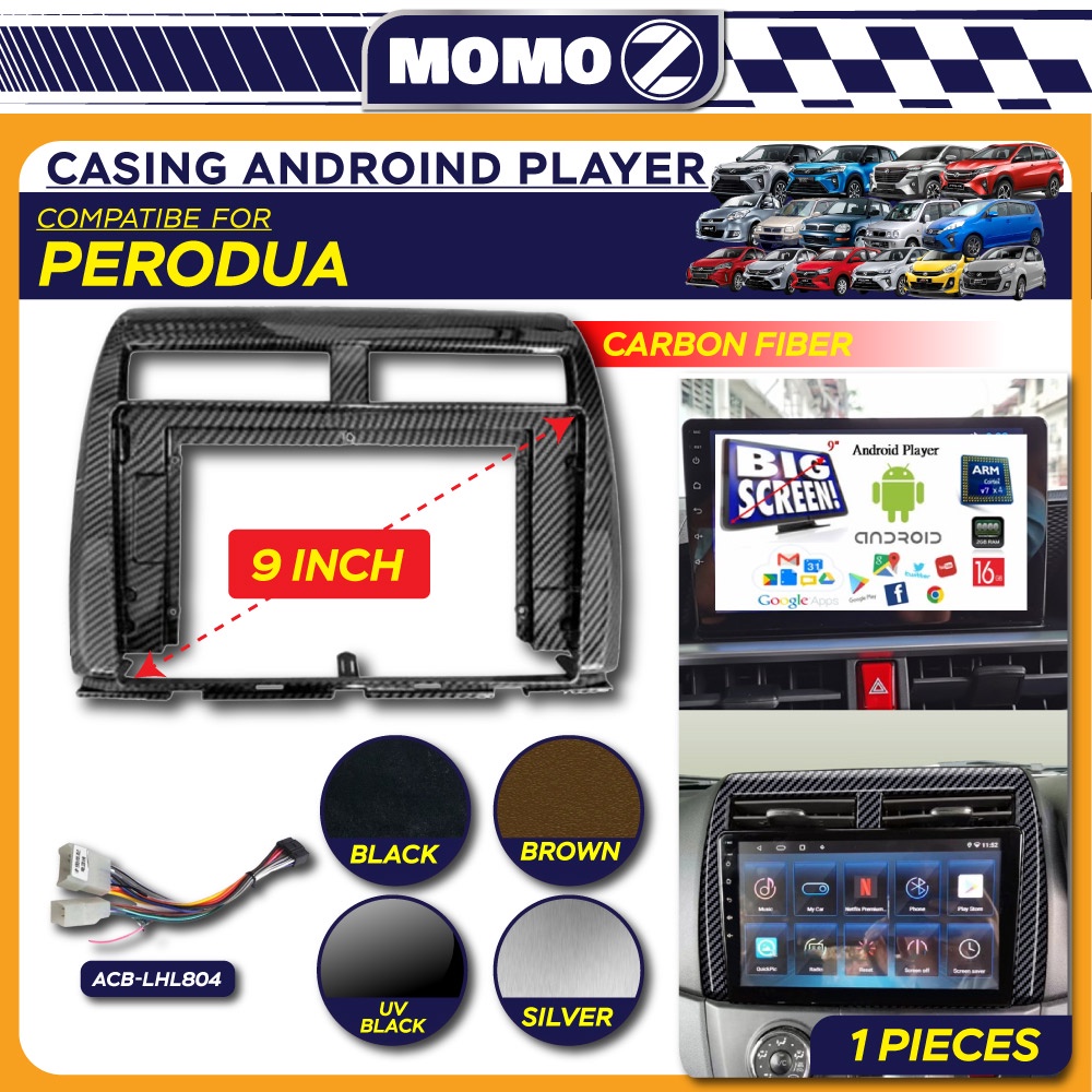 Car Dashboard Audio Android Player Universal PERODUA Axia Ativa Myvi ...