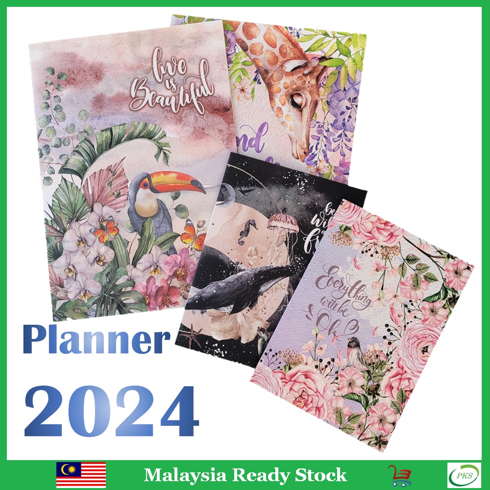 Planner Year 2024 Planner Book A4/A5 Size | Shopee Singapore