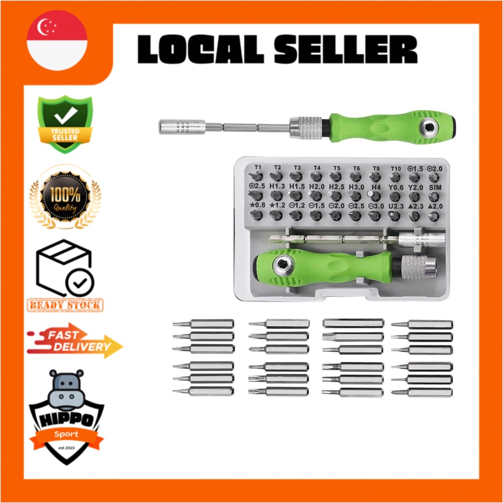 (HIPPO SPORTS) 32 IN 1 Mini Tools Set Screwdriver multi functional ...