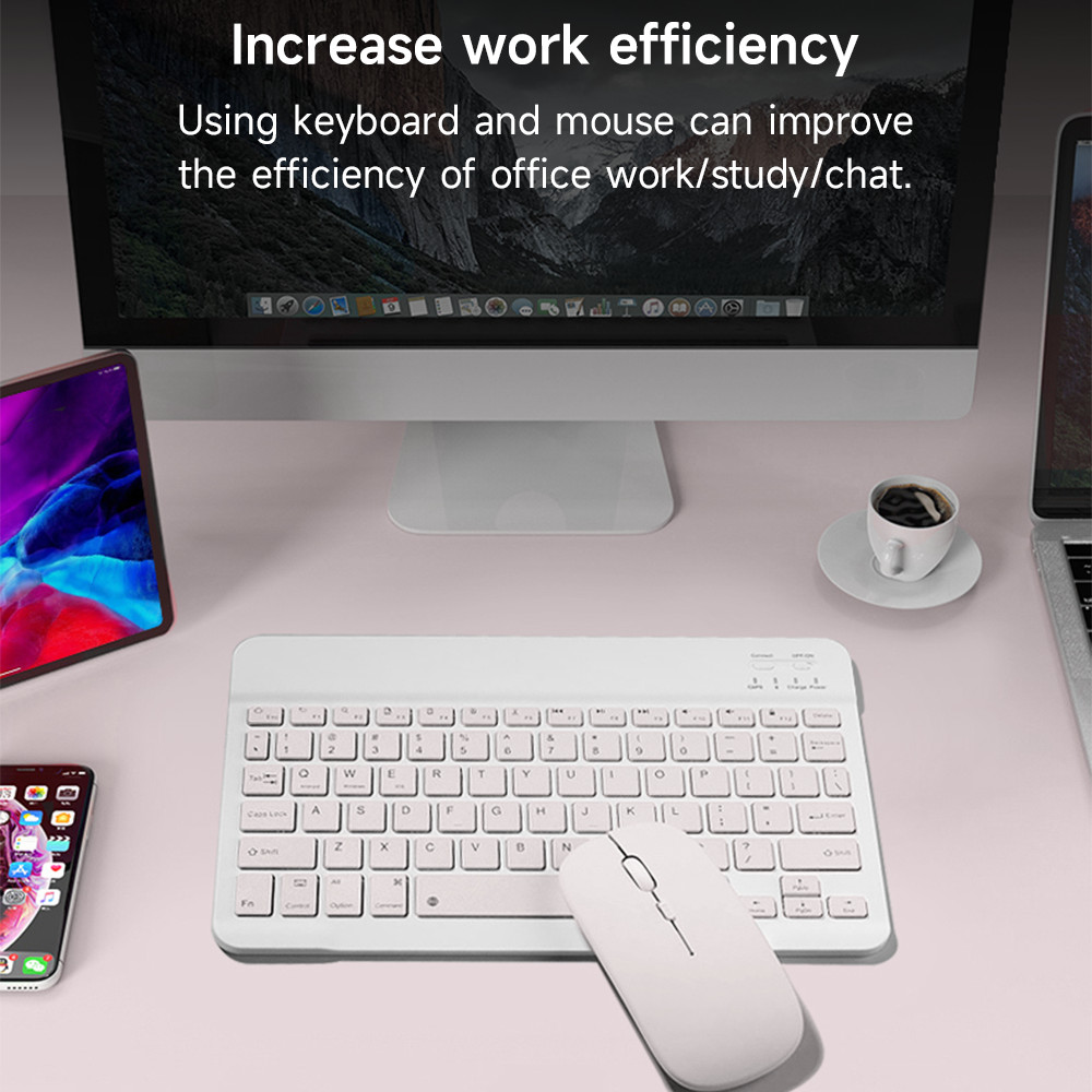 Wireless Keyboard For IOS Android Windows for iPad Keyboard Air Mini Pro Bluetooth Keyboard ...