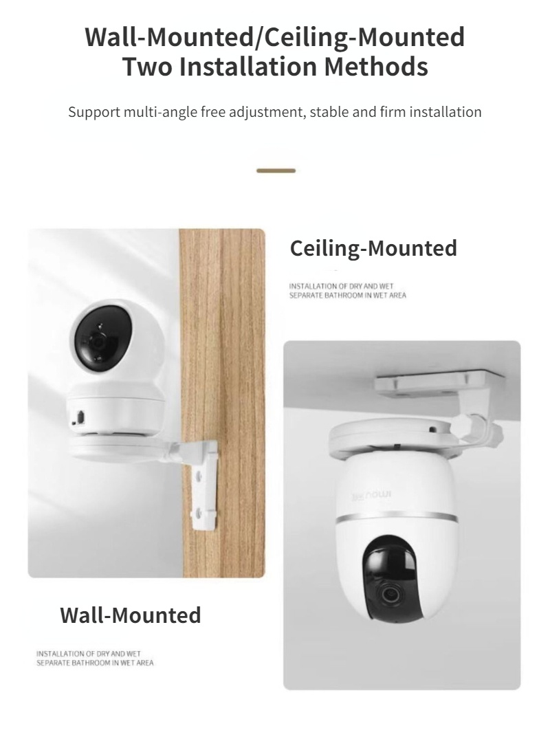 No-Drill Wall Mount Camera Stand CCTV Holder Various Camera Monitoring ...