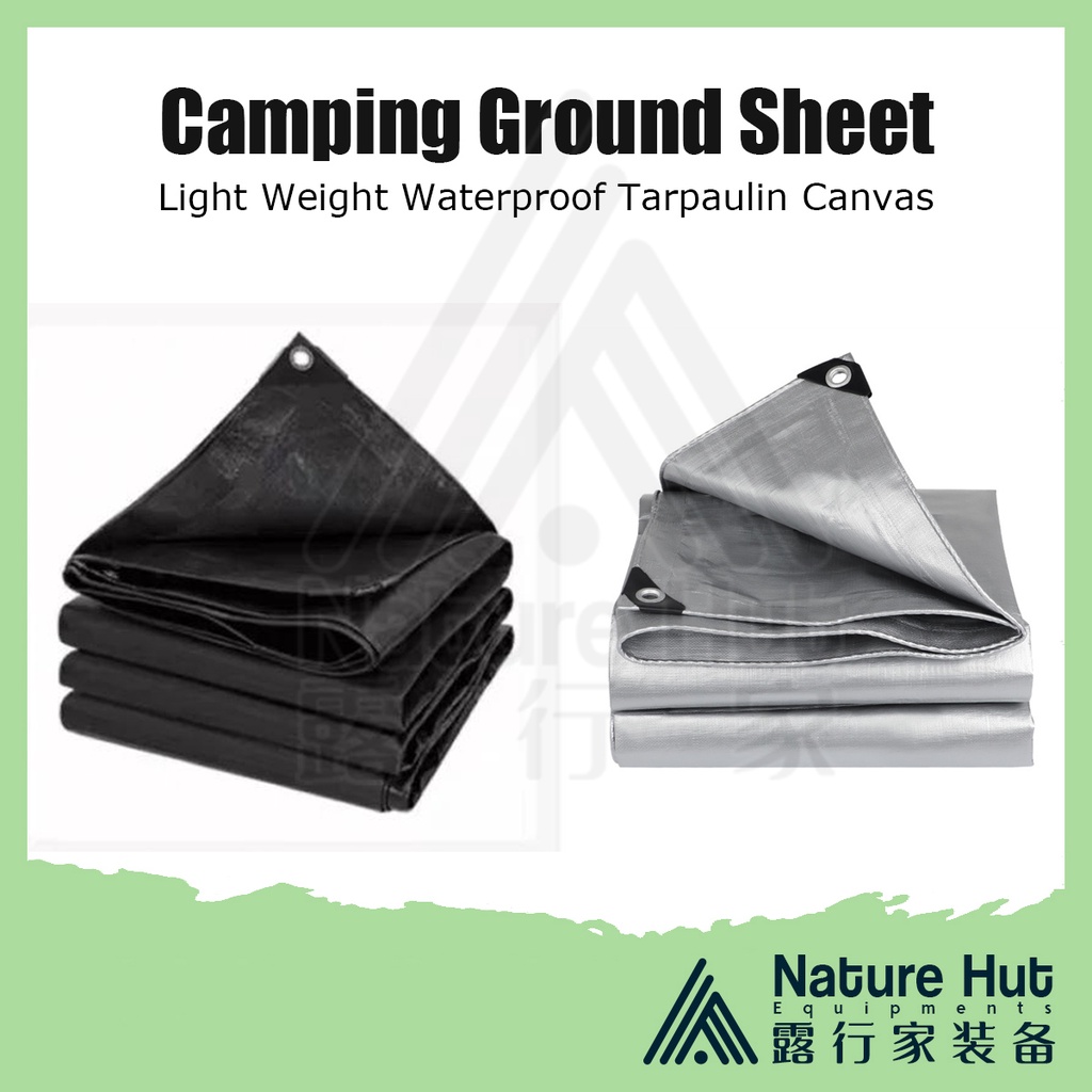 Light Weight Waterproof Camping Ground Sheet Tarpaulin Canvas Canopy ...