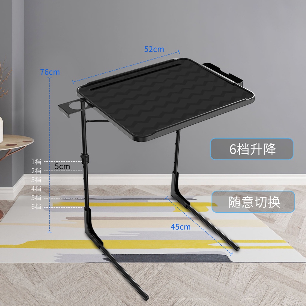 Liftable foldable side table, bed side table, movable small table ...