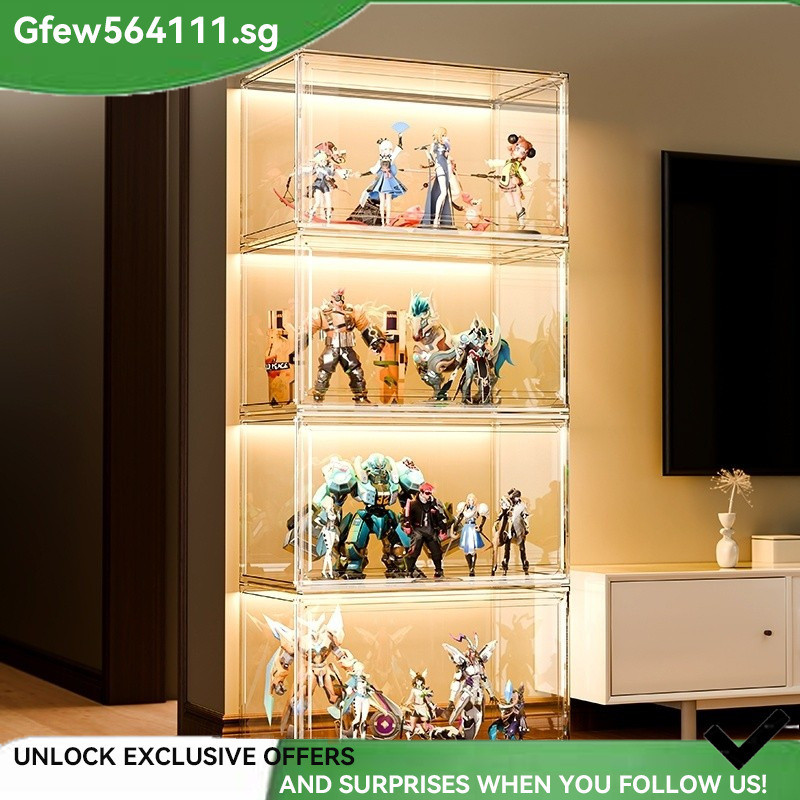 Gfew564111.sg Display Cabinet Acrylic Cabinet Glass Display Rack Fully ...
