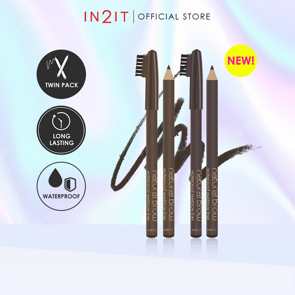 IN2IT Natural Brow Waterproof Eyebrow Liner (NBT) | Shopee Singapore