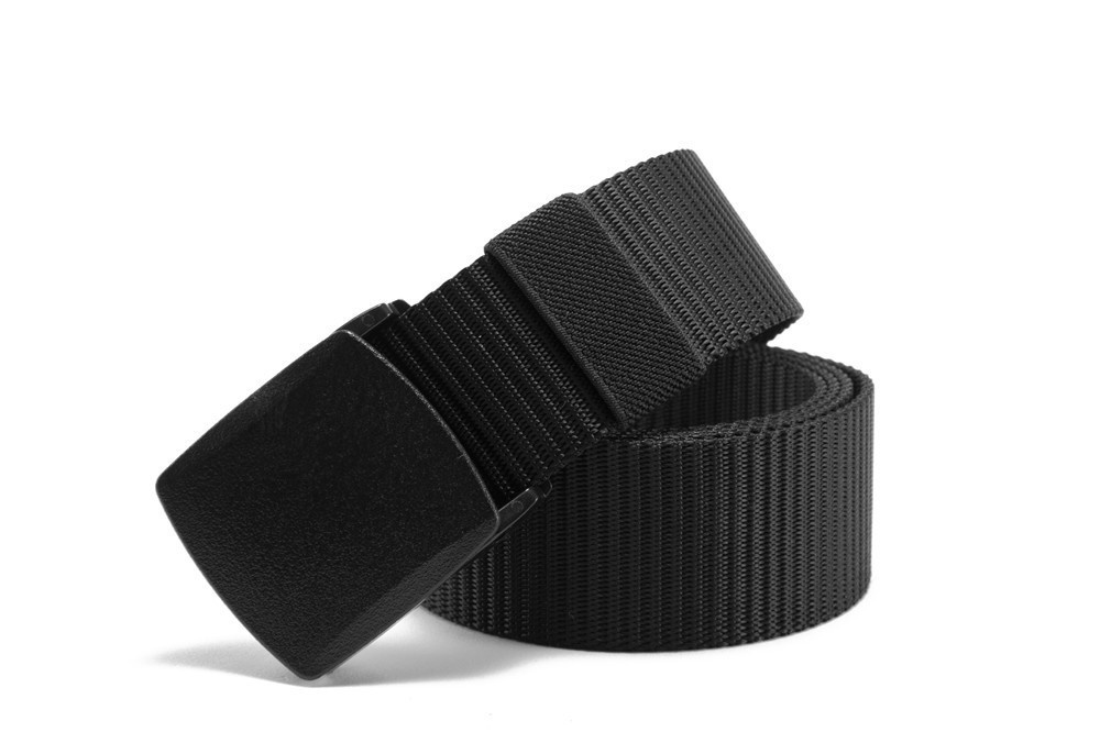 Men's Breathable Nylon Belt - Adjustable Snap Lock Buckle for Casual ...