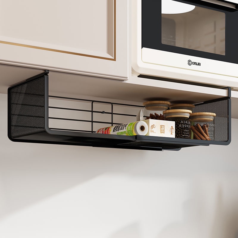 【Ready Stock】Retractable storage rack under kitchen cabinet handling ...