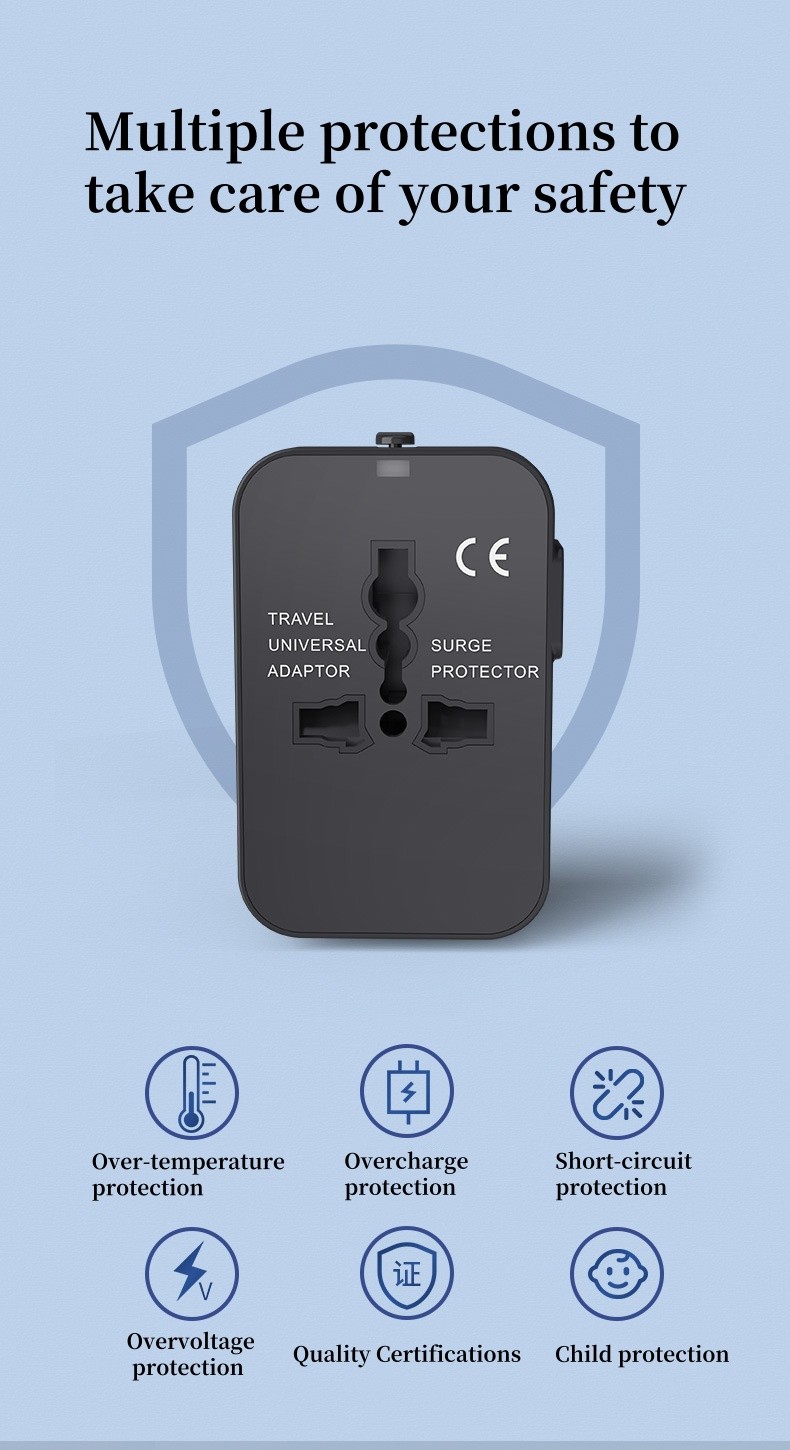 FoCase Rec Global Plug Converter, Travel Socket, A Variety Of ...