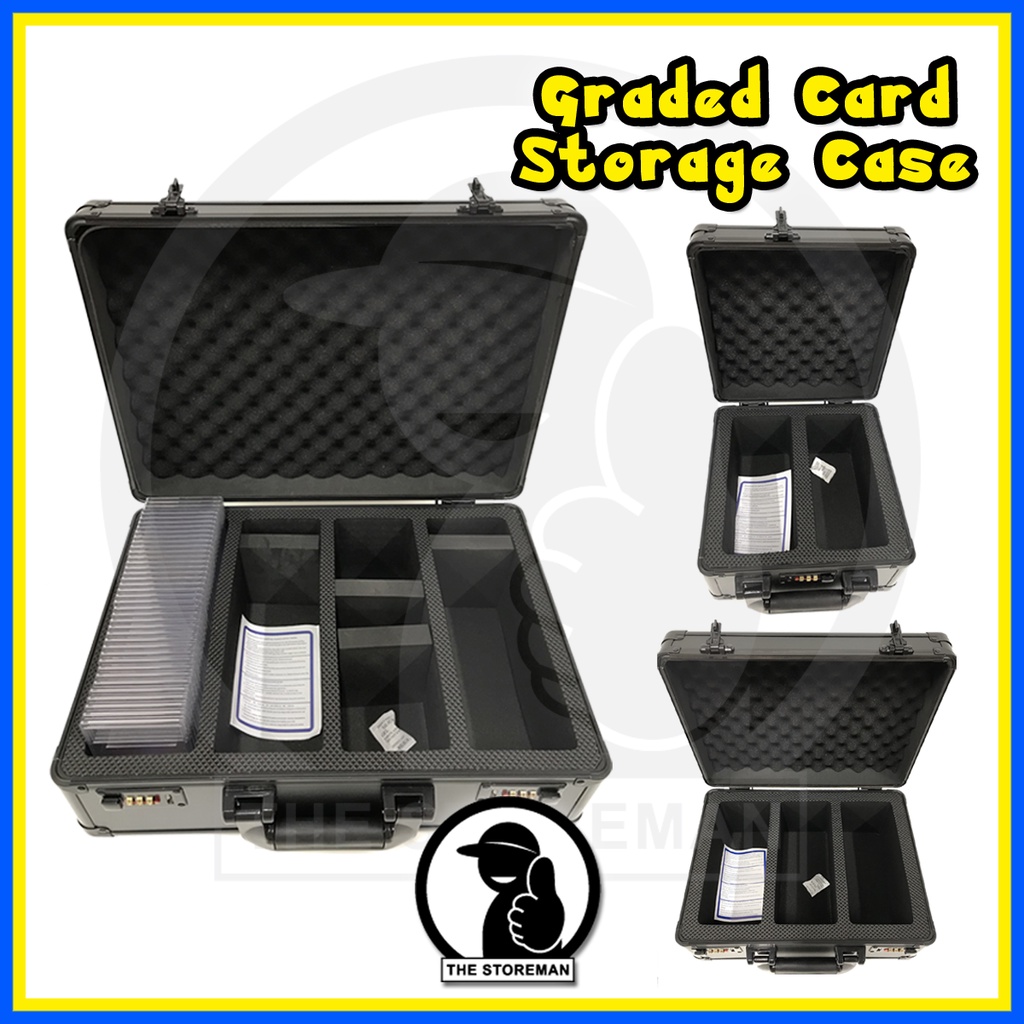 Graded Card Storage Case for PSA/BGS/ CGC Slabs - Hard Protective Box ...