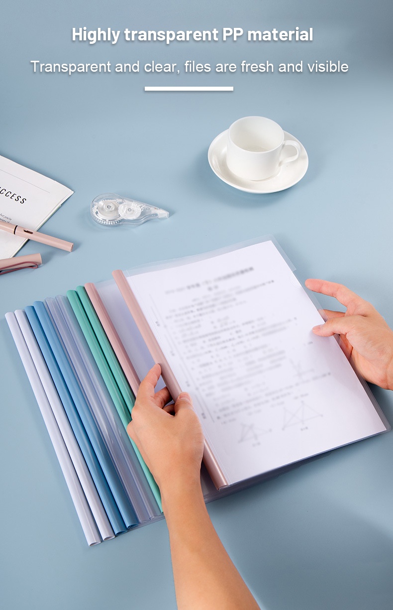 Thicken Folder A4 Plastic File Bag Office Organizers Document Organizer ...