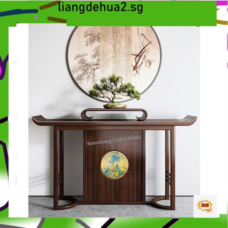 Chinese Table New xszfj Style Entrance Foyer Table With Black Gold ...