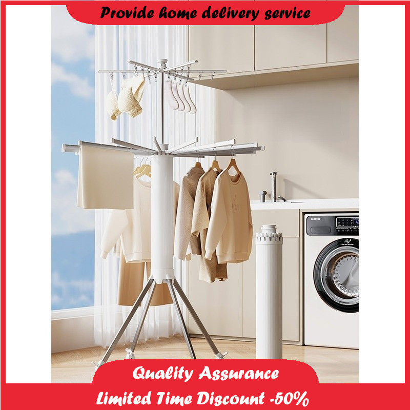 Clothes Rack Foldable Drying Octopus Clothes Drying Rack Floor Standing ...