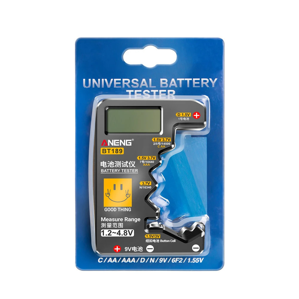💎 SG READY STOCK💎Ultra-small Battery Tester 9V AA AAA Button Cell ...