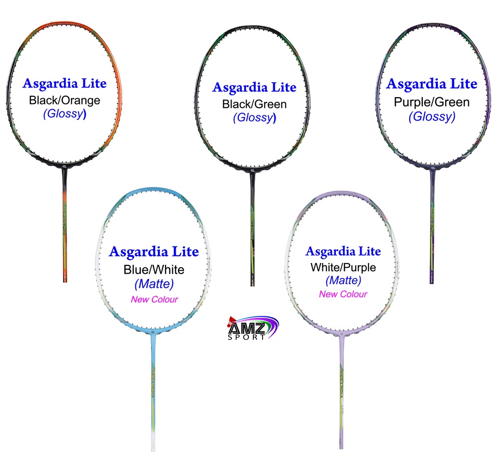 APACS Asgardia Lite/ Asgardia Control New Racket (7U) *NEW COLOUR ...
