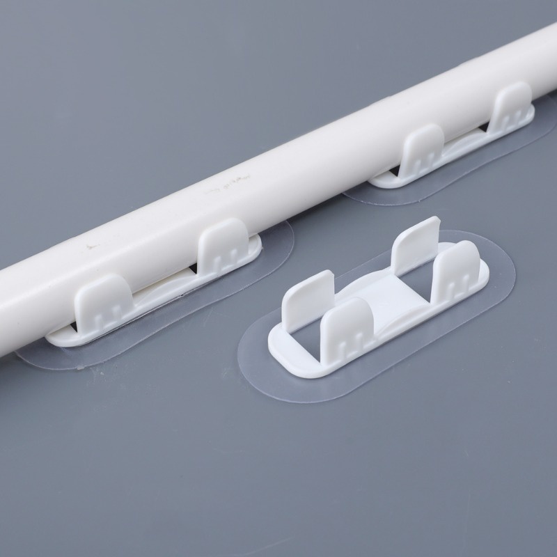Self-adhesive Water Pipe Clamp - Adhesive Plastic Water Tube Hooks ...