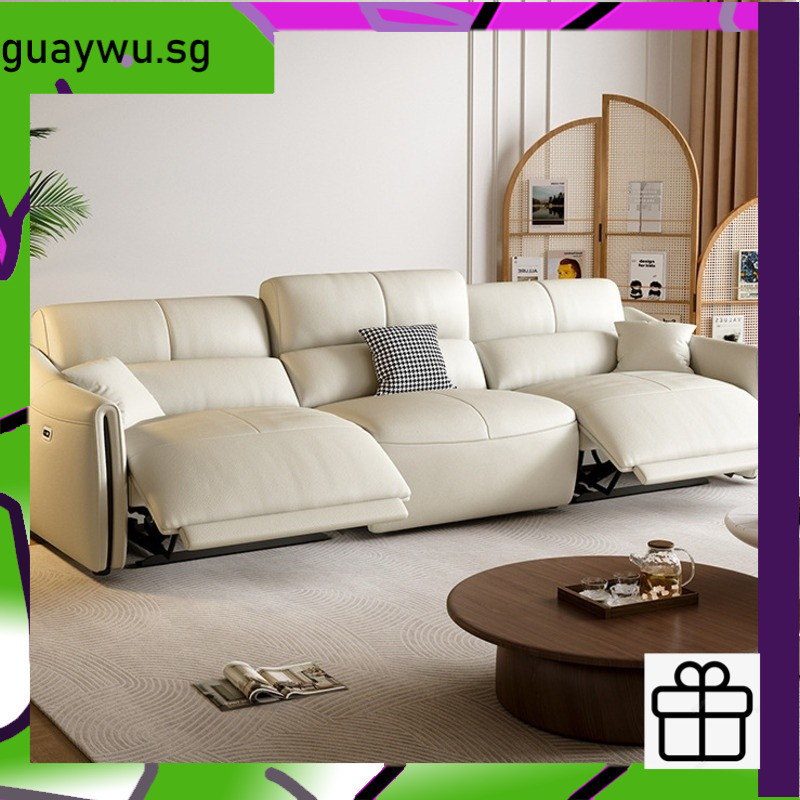Electric gfhrtd First Layer SOFA Cowhide Function Sofa Modern And ...