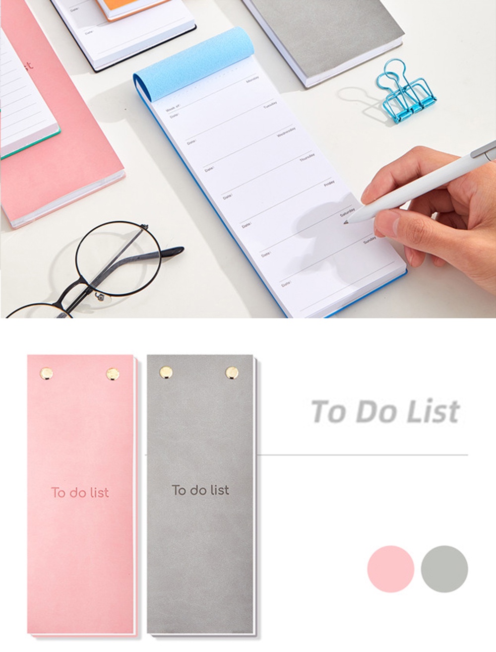 Planner Notebook Tearable Note Pad Memo Notepad Daily Plan Weekly Plans ...
