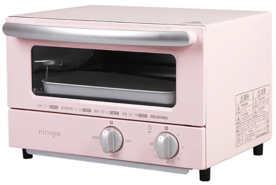 IRIS Ohyama Ricopa Mini Oven, EOT-R021,1000W Multifunctional Household ...
