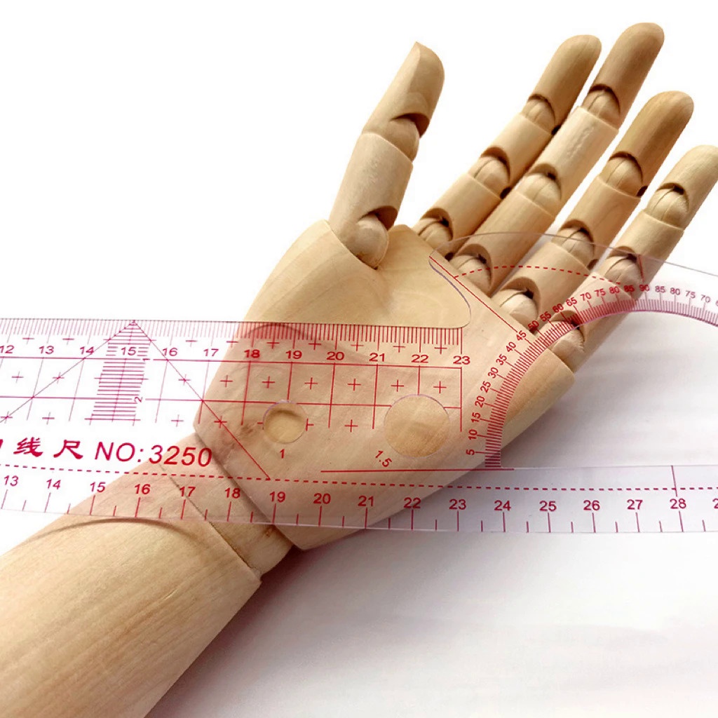 3250 Plastic DIY Sewing Ruler Multifunctional French Curve Ruler ...