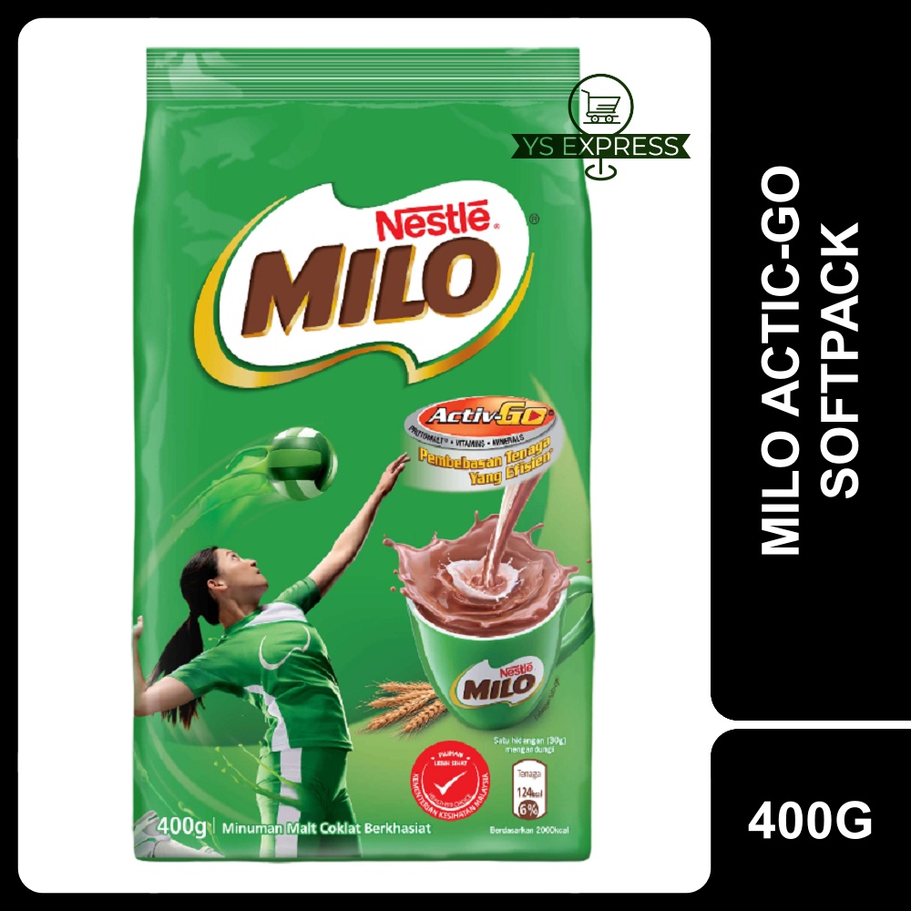 MILO Activ-Go Softpack 400G | Shopee Singapore