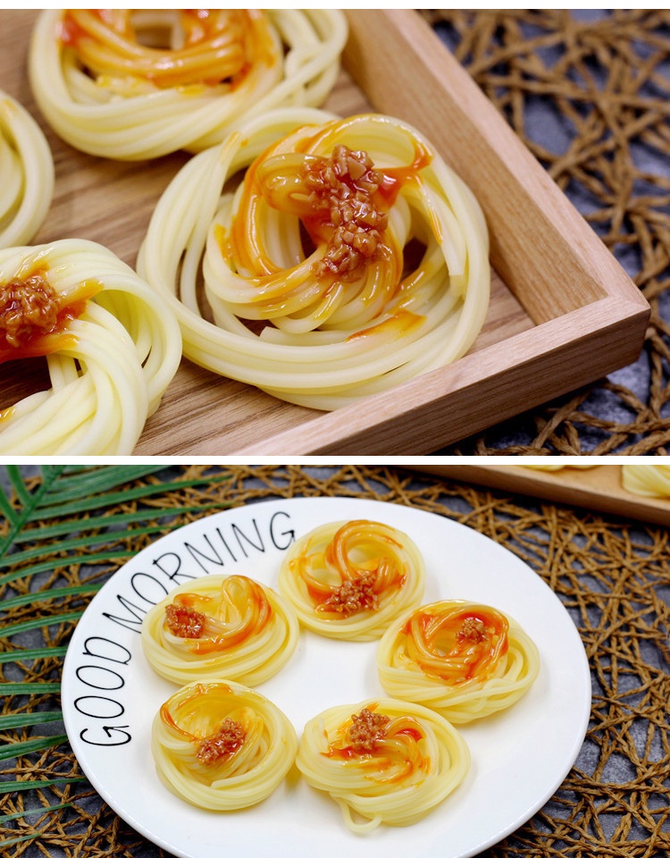 【Fake Food Model】Artificial Spaghetti Model Noodles Food Pasta Model ...